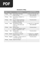 Japan Travel Itinerary Template | PDF