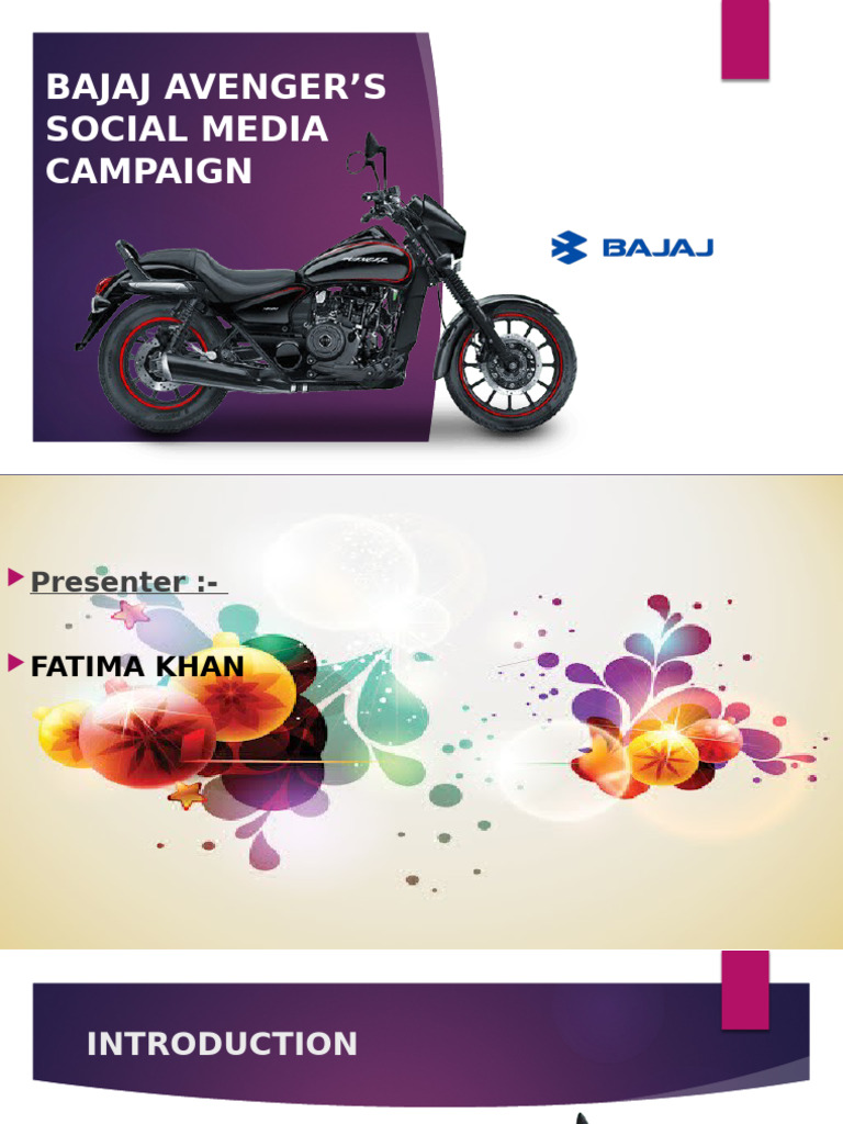 Bajaj Avenger Social Media Campaign | PDF