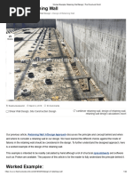 RC Retaining Wall Design Example ACI | PDF | Weight | Force