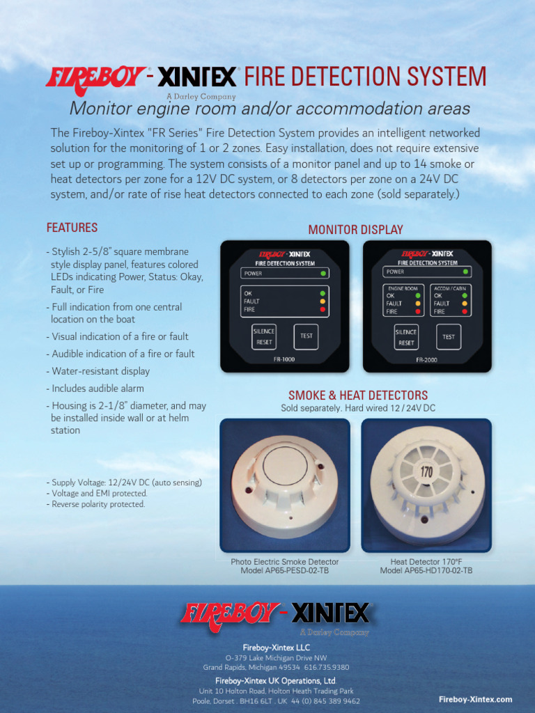 Fireboy-Xintex Fire Detection System | PDF | Sensor | Relay