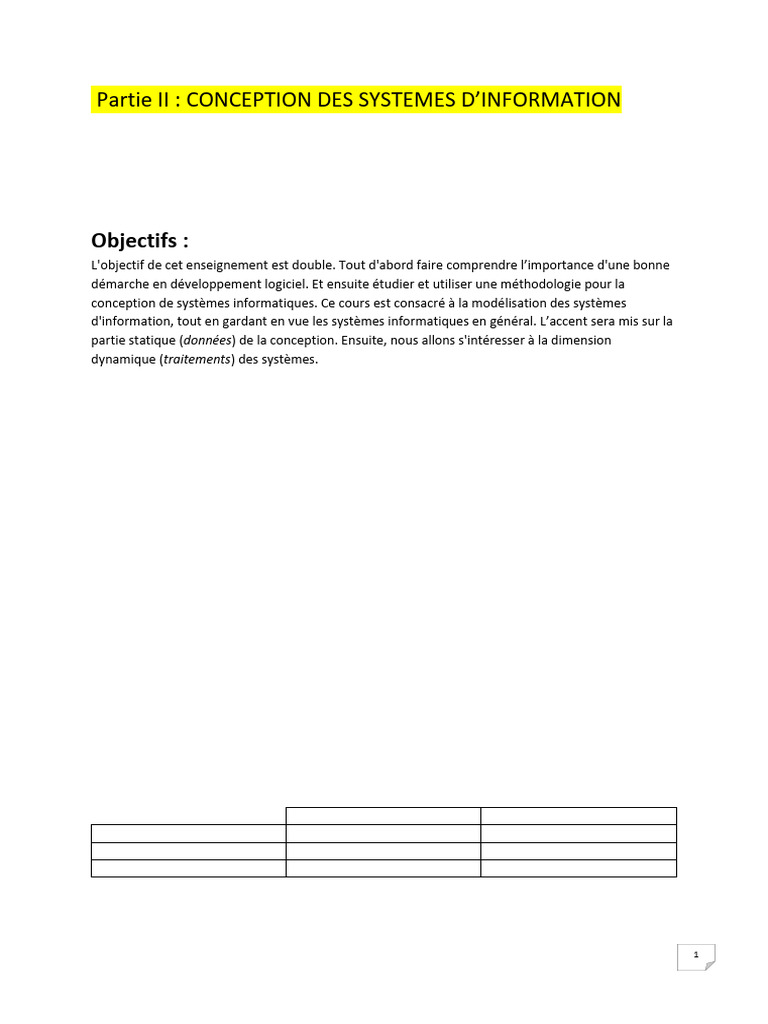 Conception des Systèmes d'Information MERISE | PDF | Bases de données ...