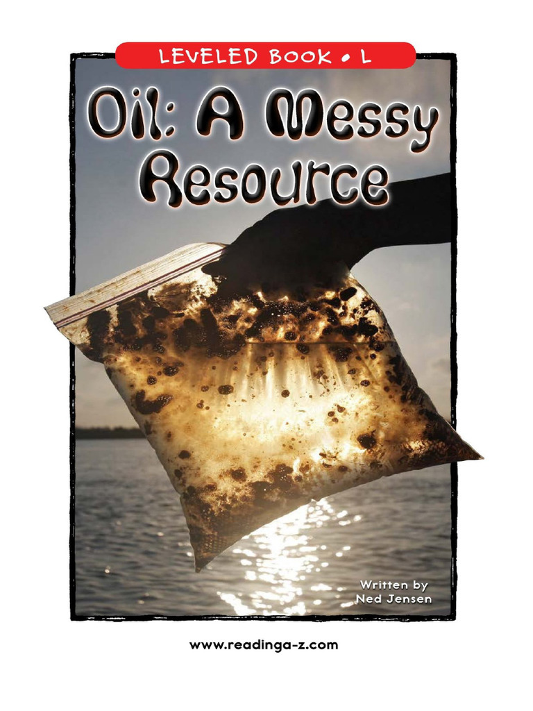 Oil A Messy Resource | PDF