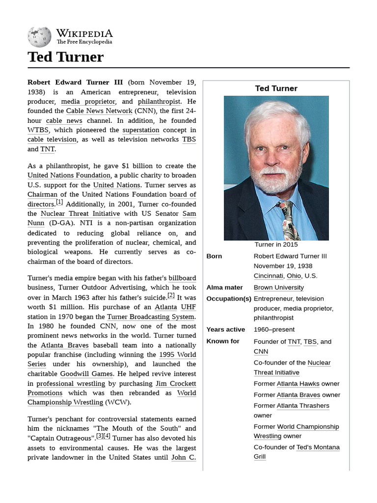 Ted Turner | PDF