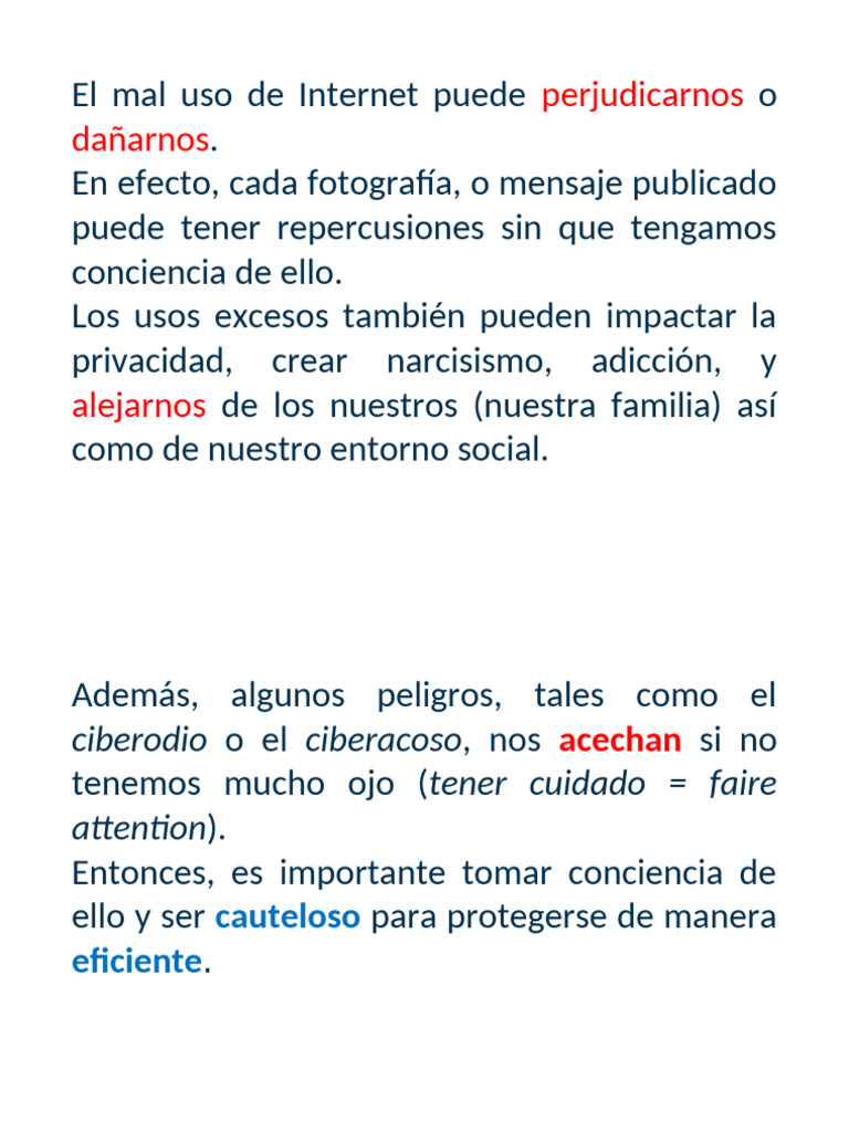 Riesgos del Mal Uso de Internet | PDF