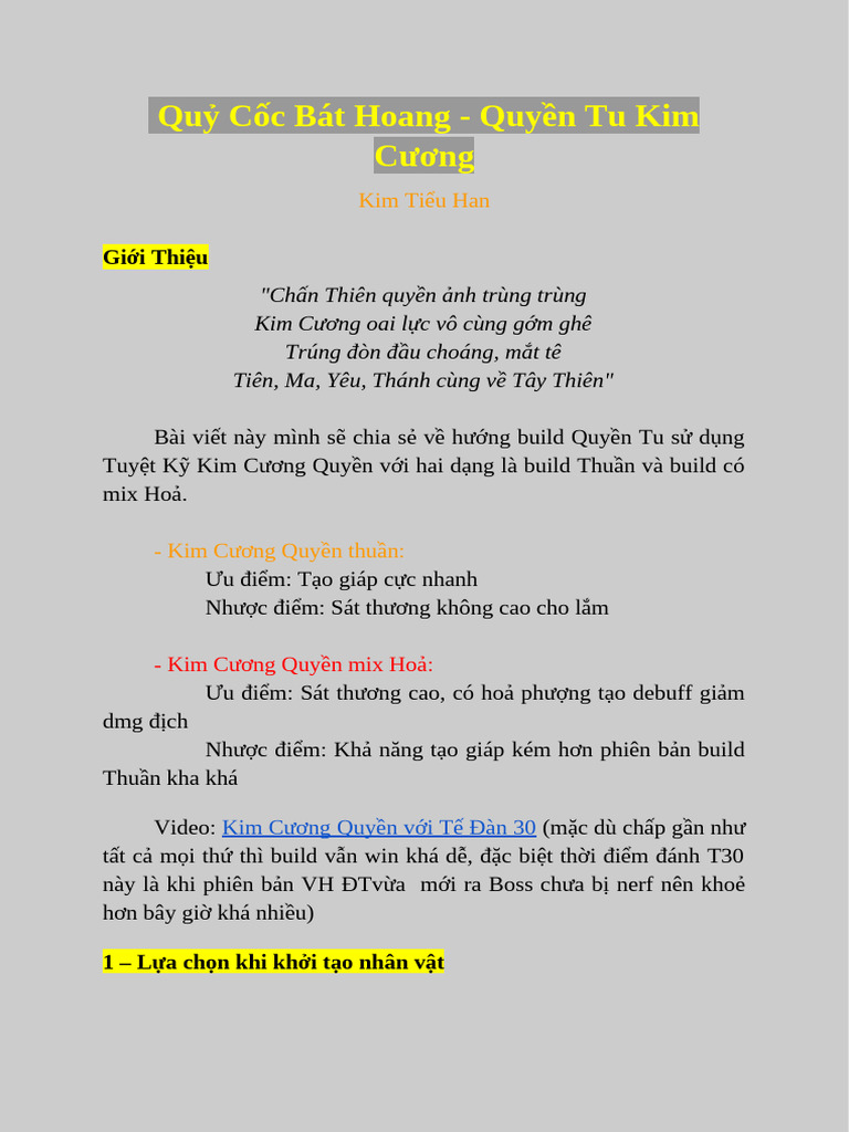 Quyền Tu - QCBH | PDF