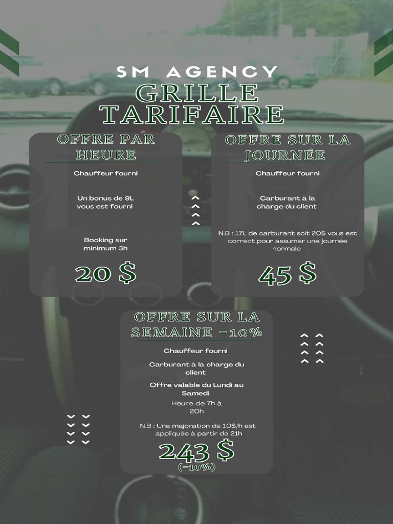Grille Tarifaire SM AGENCY | PDF