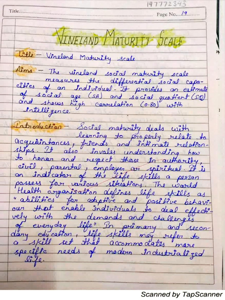 VMS Test IGNOU | PDF