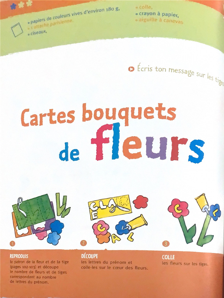 Carte Bouquet Fleurs | PDF