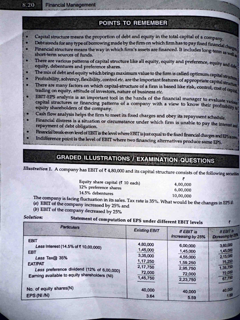 Planning and Designing Capital Structure | PDF | Equity (Finance ...