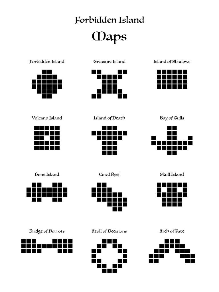 Forbidden Island Maps Guide | PDF
