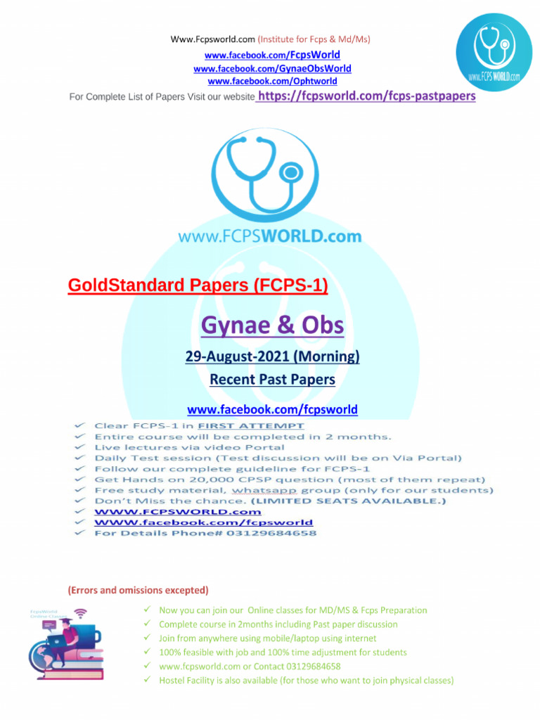 Gynae 30 Morning | PDF