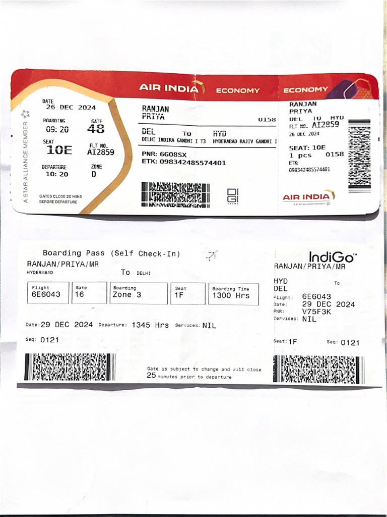 Boarding Passes | PDF