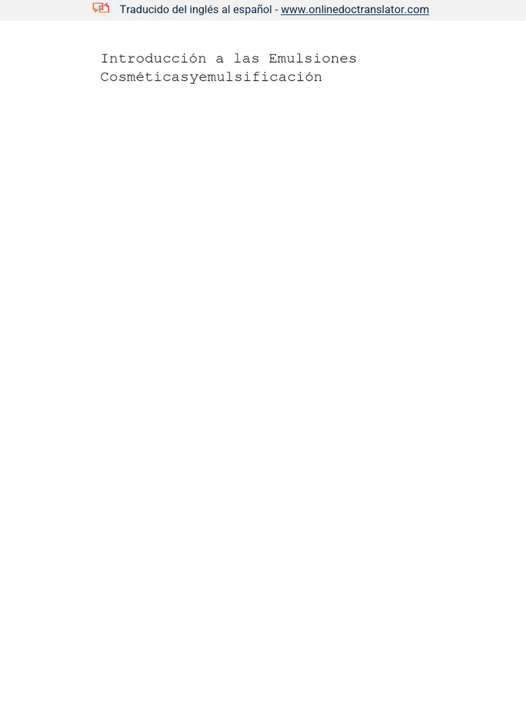 4 Intro To Cosmetic Emulsions and Emulsification - 21 40 - .En - Es ...