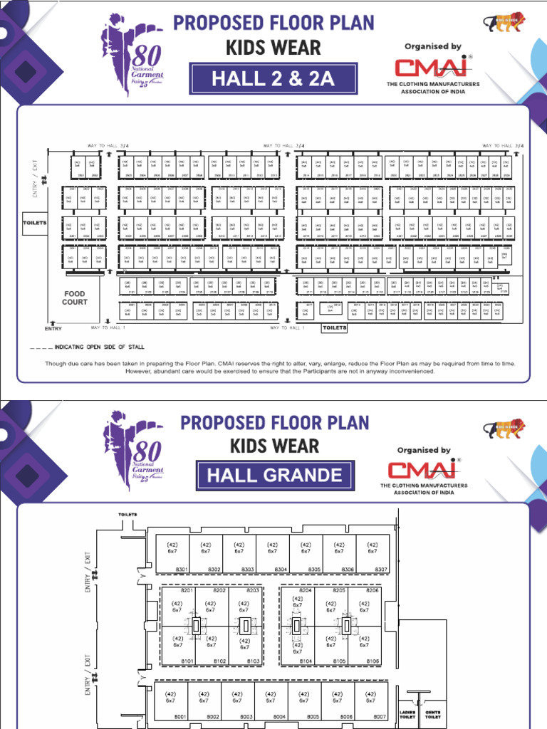Food Court Layout and Exits Guide | PDF
