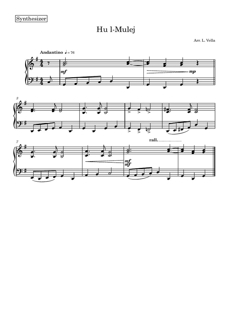 04 - Synthesizer - Hu L-Mulej | PDF