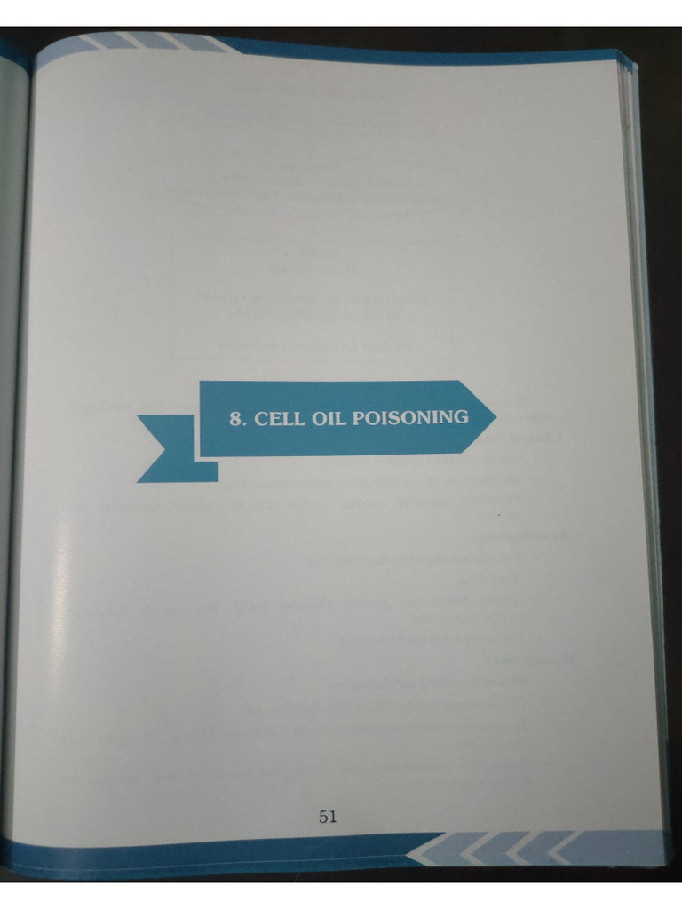 cell oil poisoning | PDF