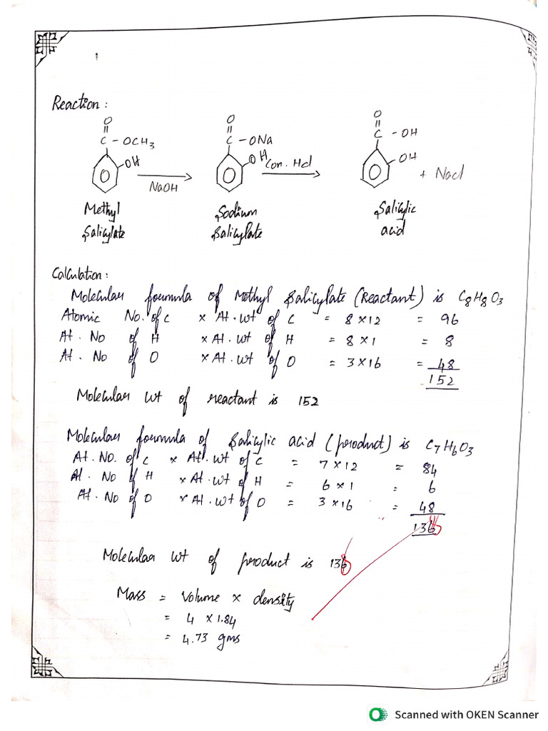 Pharmaceutical Organic Chemistry Practical | PDF