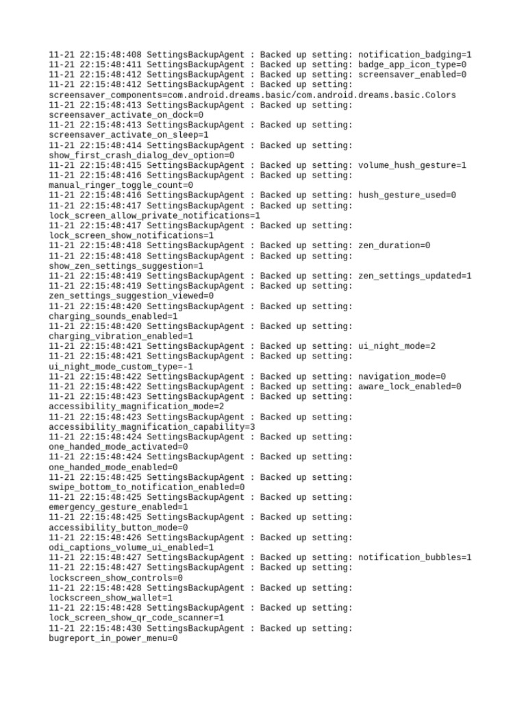 Settings Provider | PDF