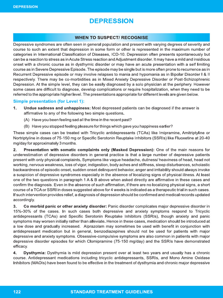 Depression India | PDF