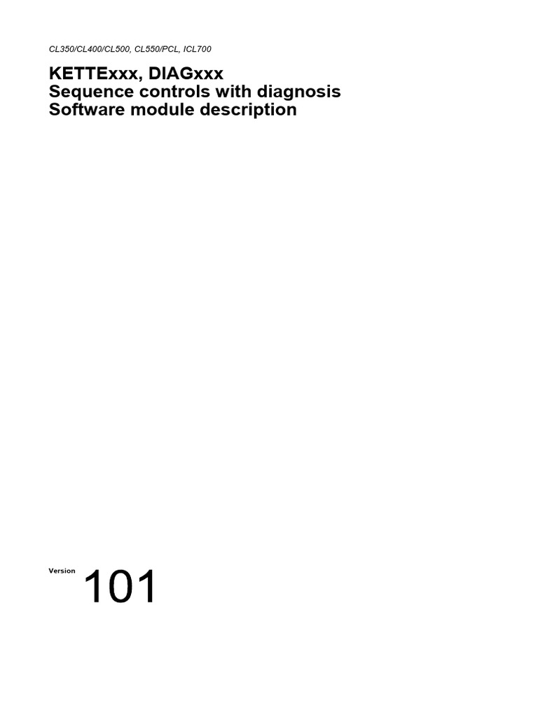 Sequence Control & Diagnosis Software Guide | PDF | Parameter (Computer ...