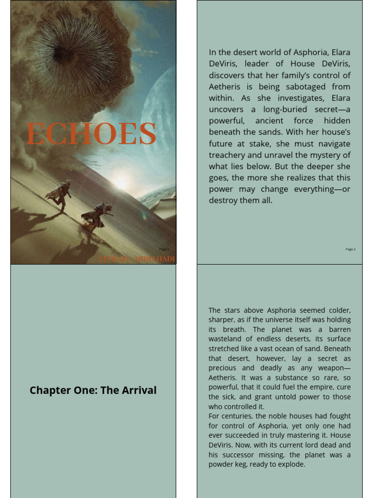 Echoes Book | PDF | Desert