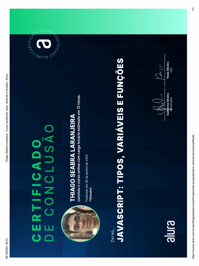 JavaScript tipos, variáveis e funções | PDF JavaScript tipos, variáveis e funções | PDF