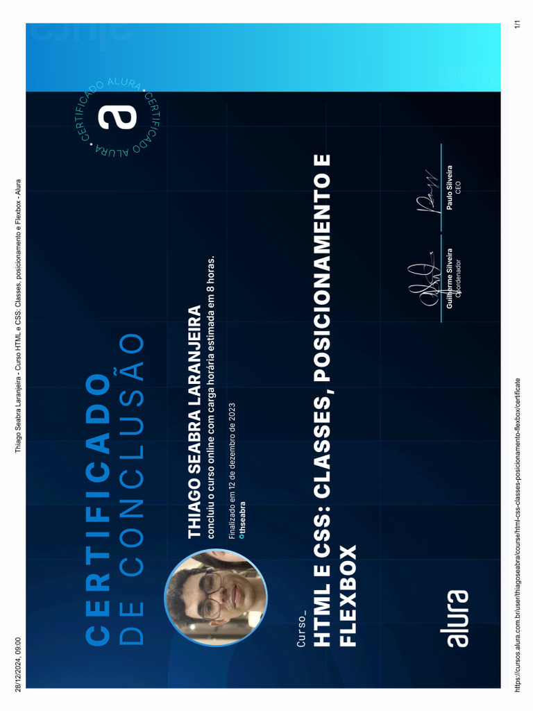 HTML e CSS Classes, Posicionamento e Flexbox | PDF