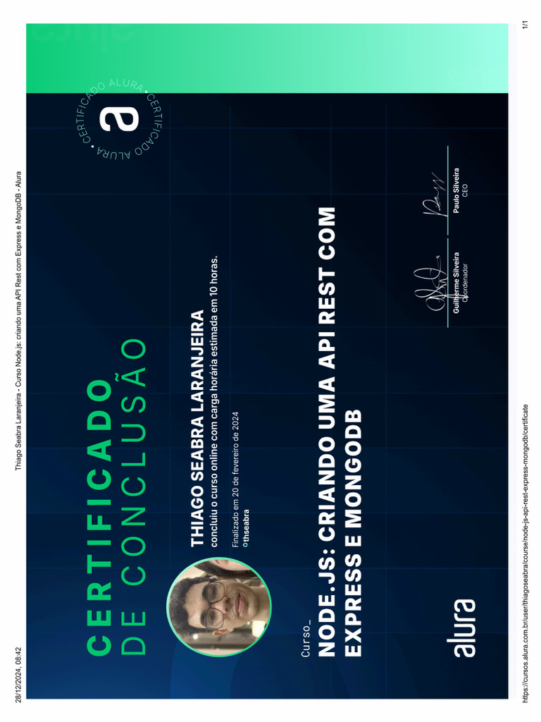 Node Js Criando Uma Api Rest Com Express E Mongodb Pdf
