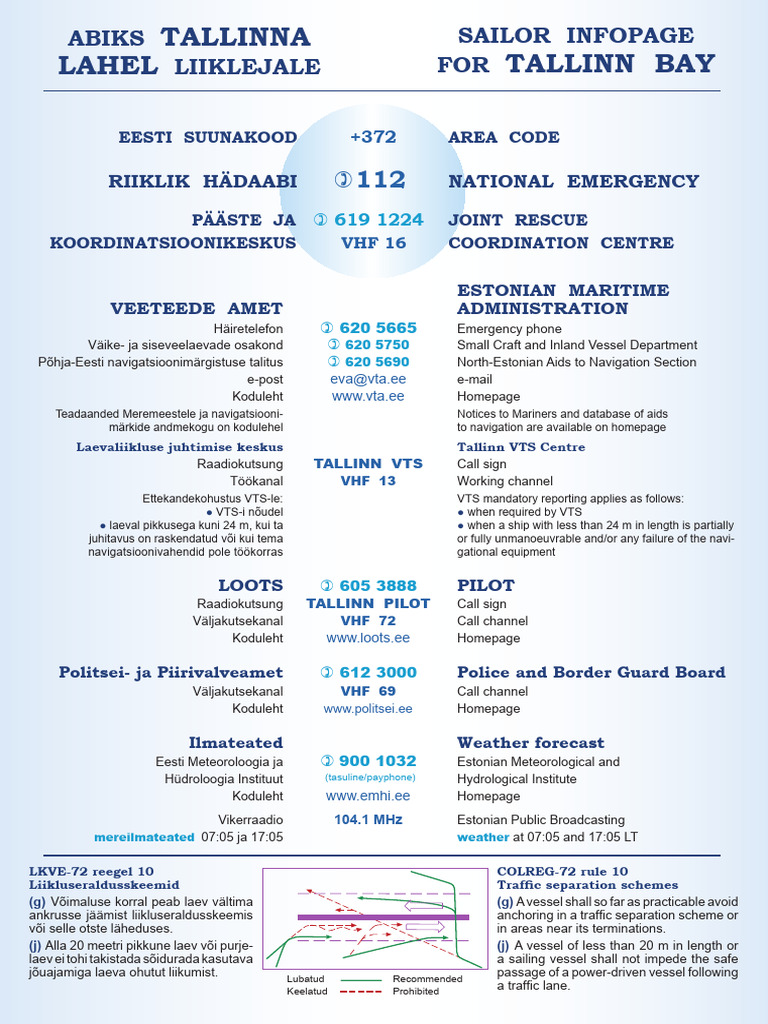Tallinna Laht Info | PDF