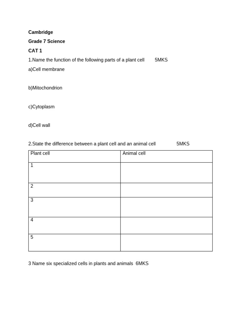 Science Grade 7 | PDF