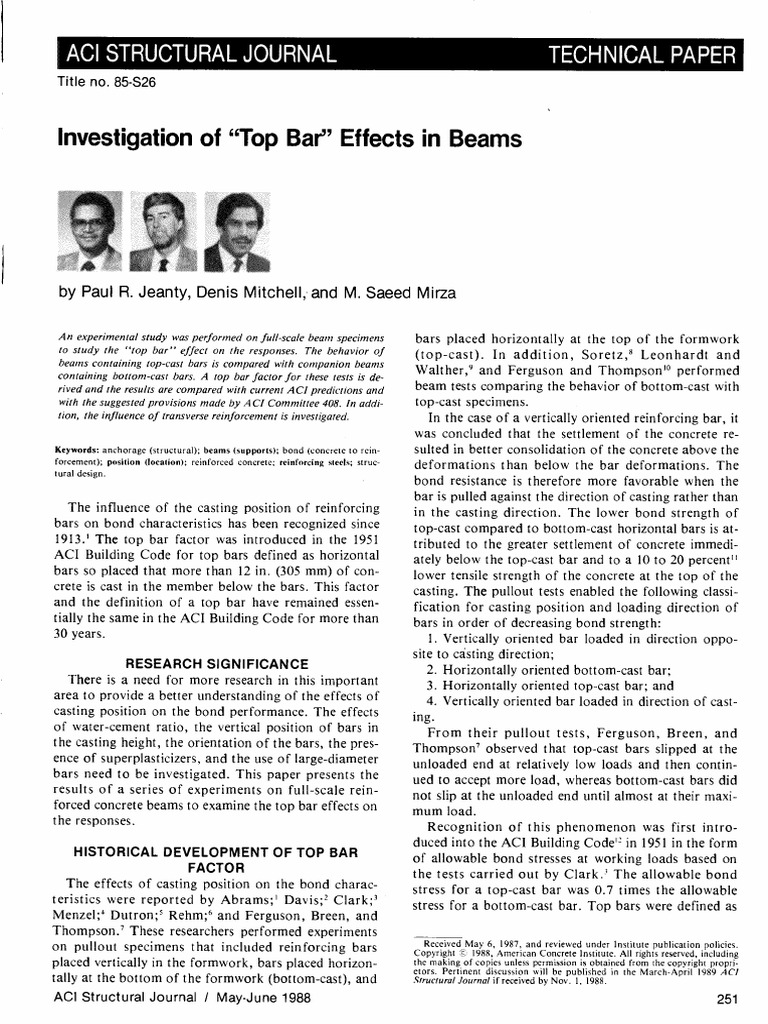 Paper - Development Length (Reference in ACI 318-14) 02 | PDF