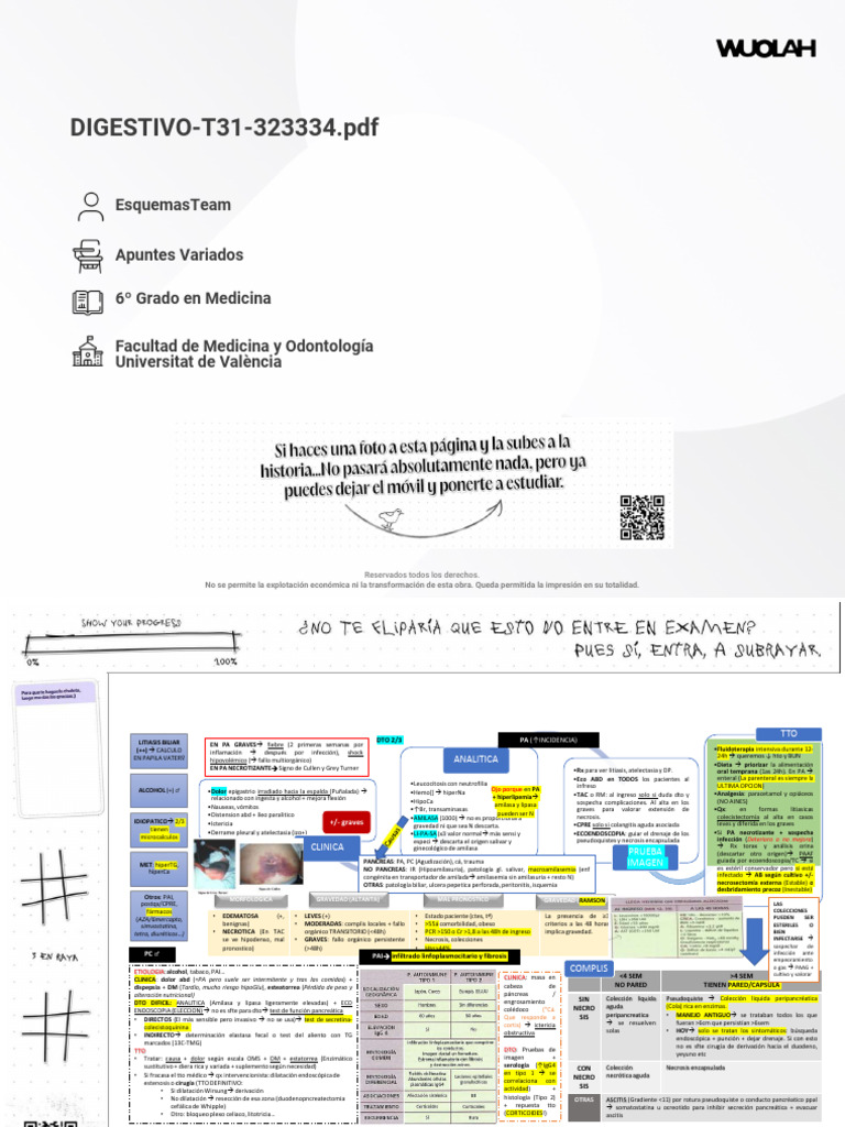 Digestivo T31 323334 PDF | PDF | Páncreas | Enfermedades y trastornos
