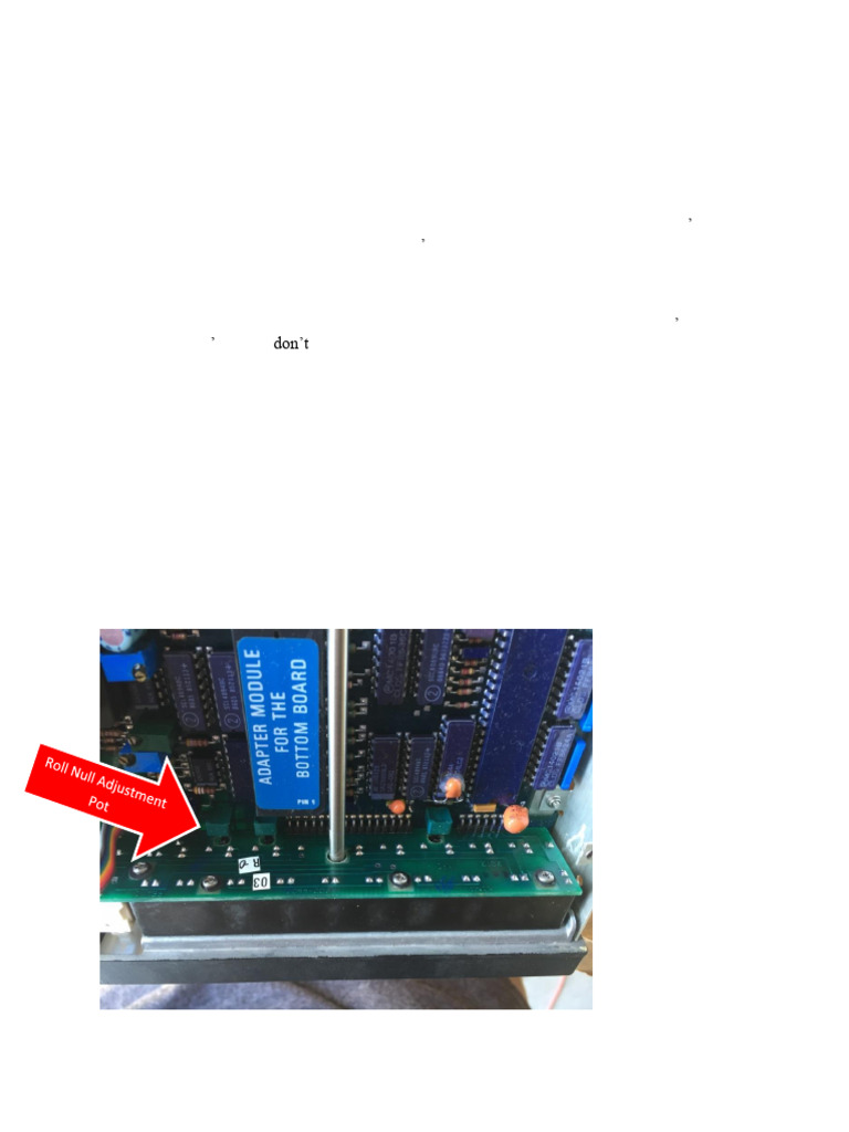 KFC 150 Adjustments | PDF