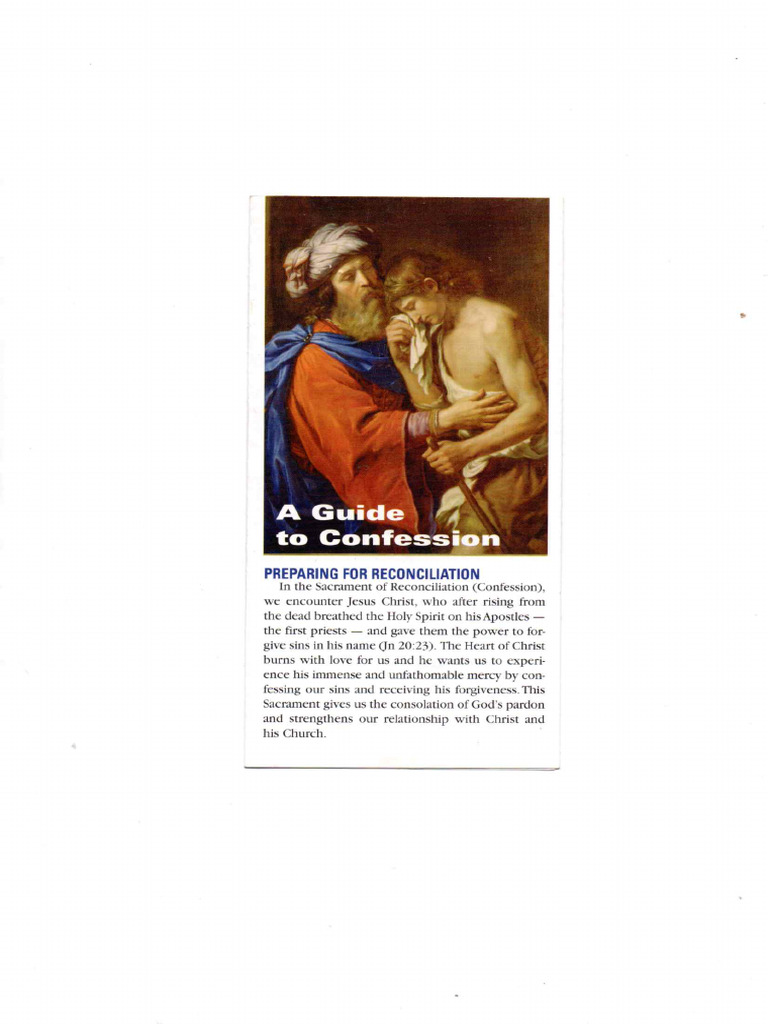 A Guide To Confession | PDF