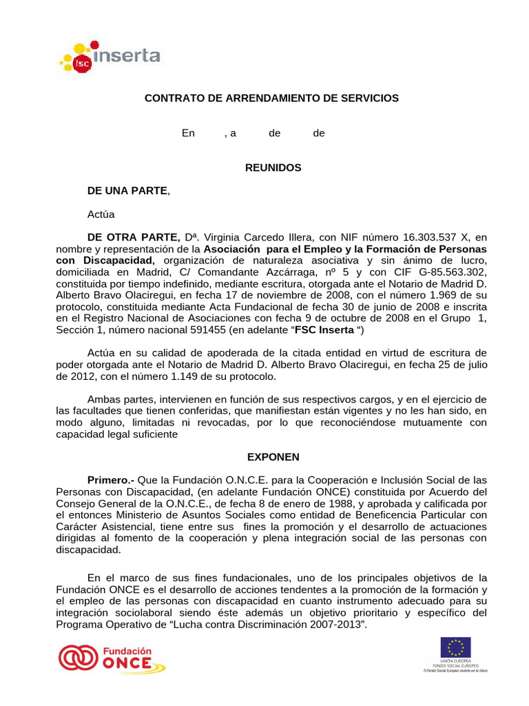 Modelo Contrato Generico - Consultoria | PDF | Derecho laboral | Impuestos