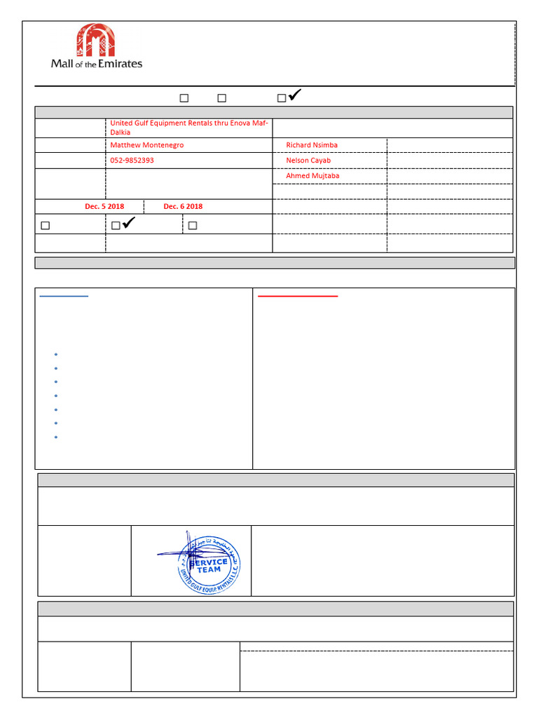MOE-Contractor Site Access Request-Signed | PDF
