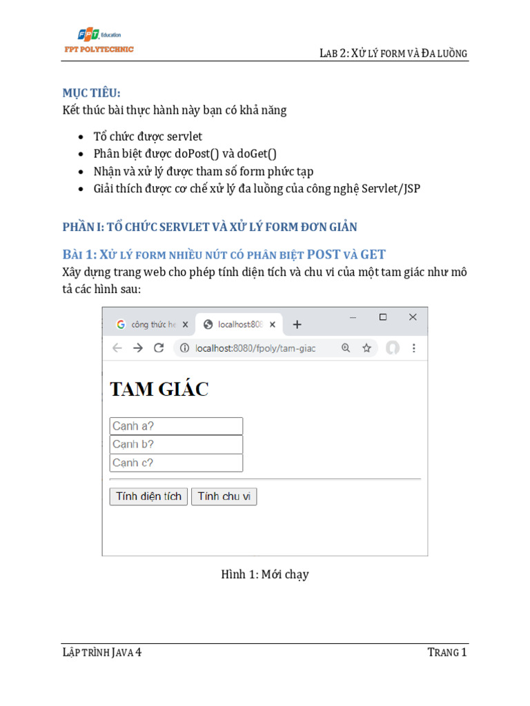 Lab2 - Servlet - Form | PDF