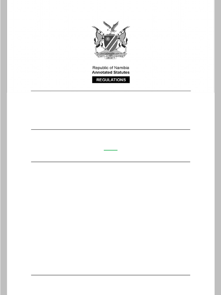 Namibia Affirmative Action Regulations | PDF | Summons | Employment