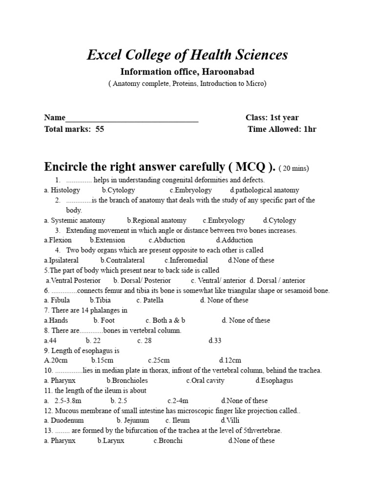 _Anatomy complete, Proteins, Introduction to Micro-1 | PDF | Aorta ...