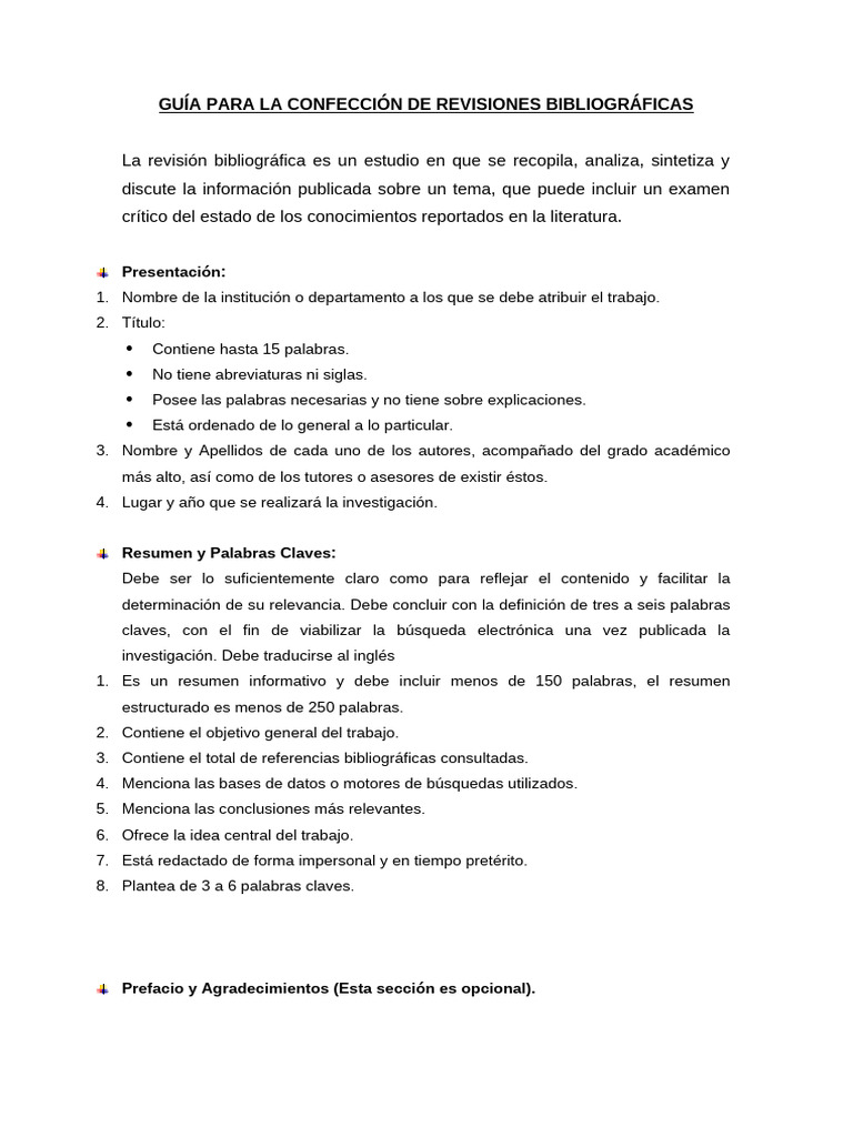 Guía para La Confección de Revisiones Bibliográficas | PDF | Paradigma | Science