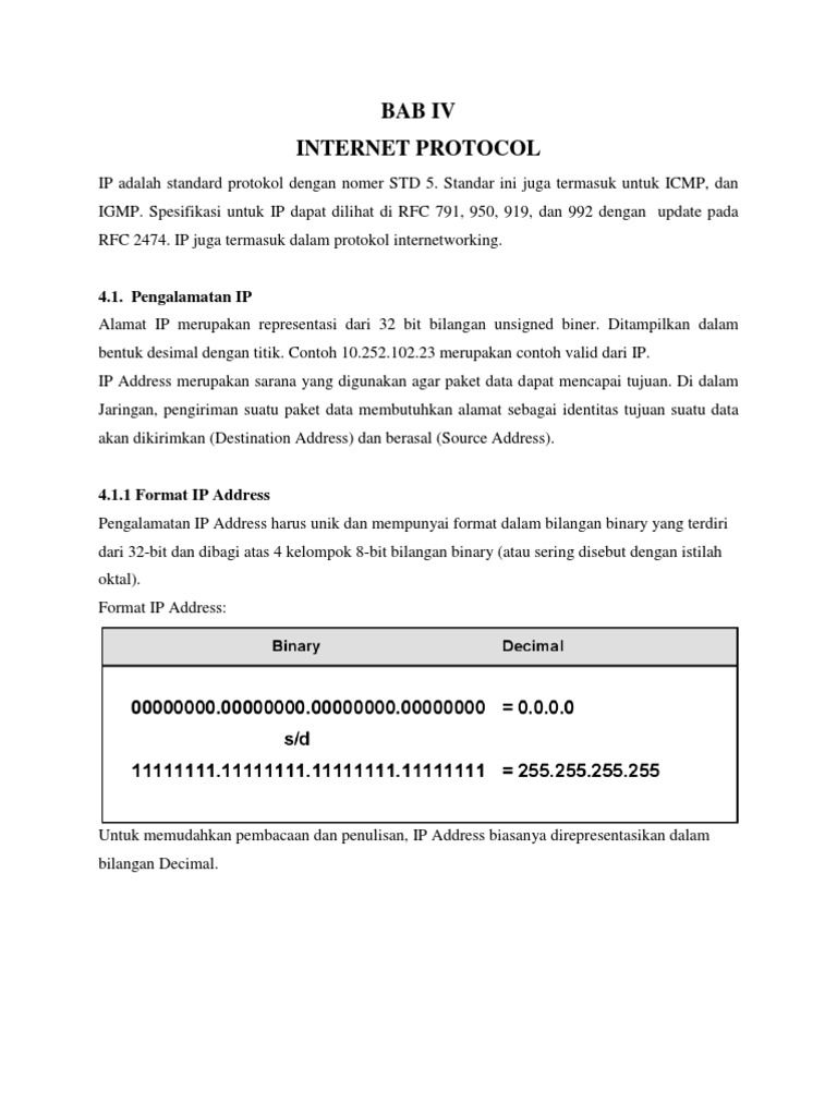 Ip Address | PDF | Komputer