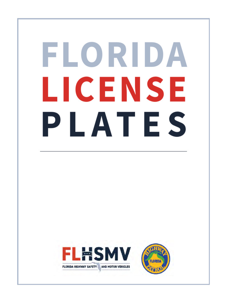 HTTPSWWW FLHSMV Govpdfspecialtyplatestagbrochure PDF | PDF