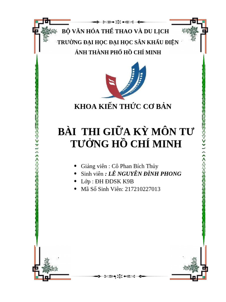 TTHCM GK Phong | PDF
