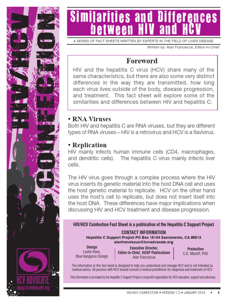 Coinfection_Similarities_and_Differences | PDF | Hepatitis C | Hiv