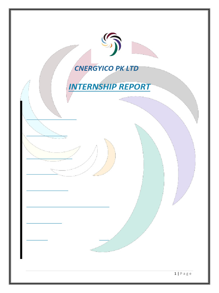Cnergyico Internship Report | PDF | Petroleum | Chemical Process Engineering