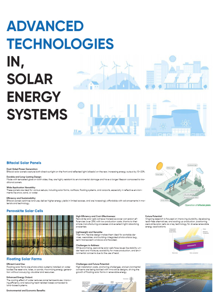 Advanced Solar Panel Technologies | PDF | Photovoltaics | Solar Cell