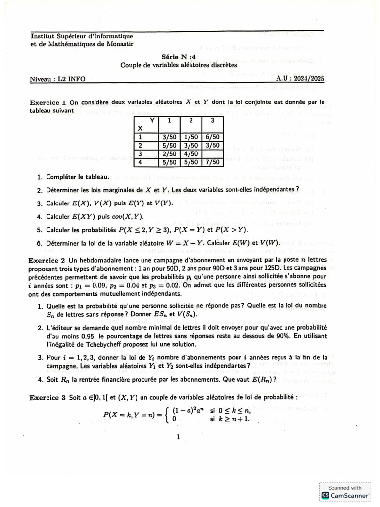 Serie-couple-de-variables-aléatoires-dis | PDF