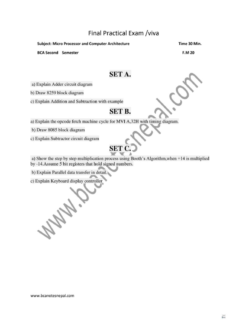 Final Practical Exam | PDF