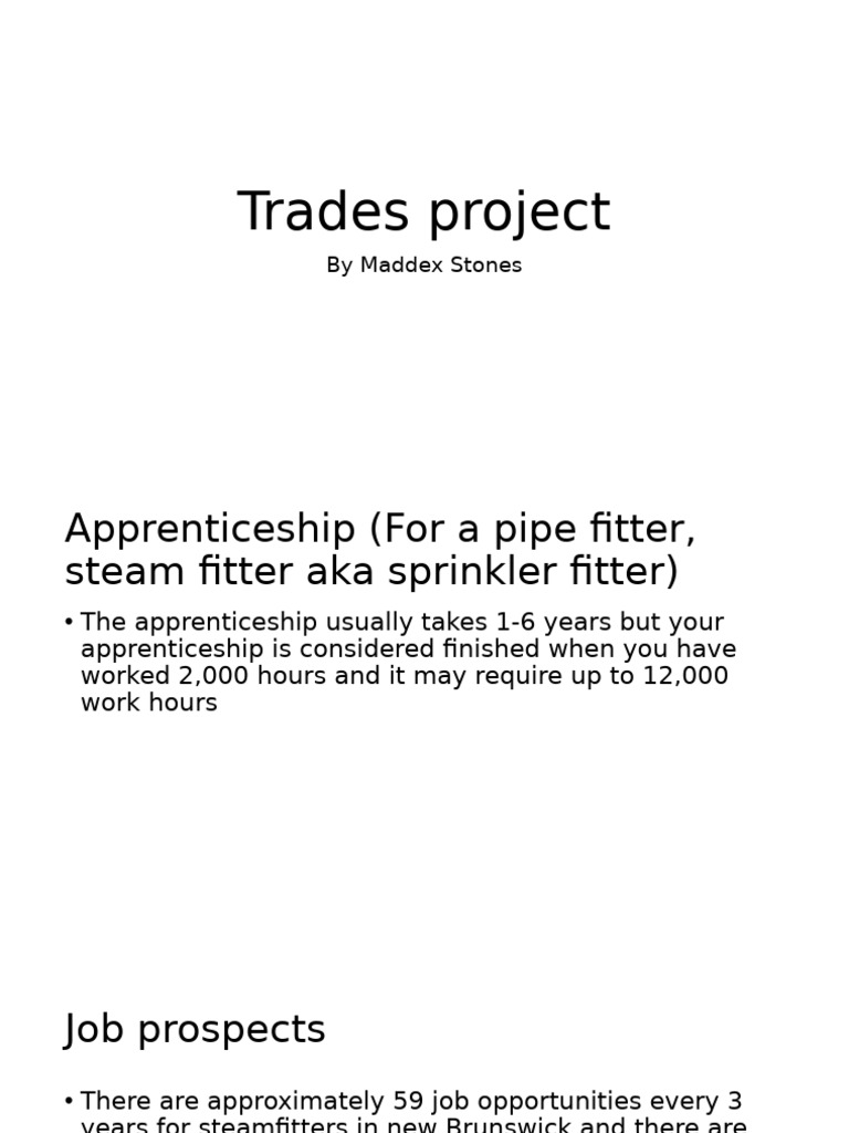 Trades project | PDF
