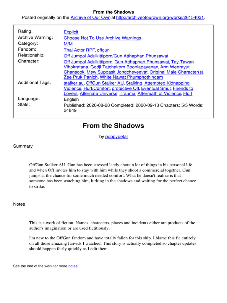 From the Shadows | PDF
